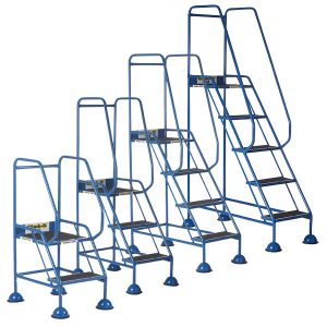 Domed Feet Mobile Steps -Anti Slip Threads - Storage Systems and Equipment