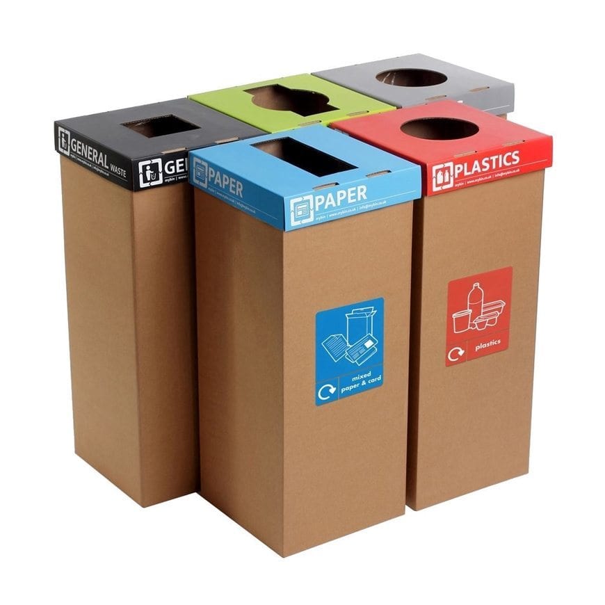Cardboard Recycling Bins Storage Systems And Equipment