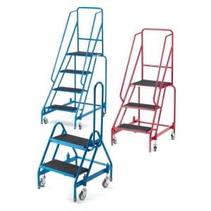 Mobile Safety Steps | Mobile Steps with Wheels | Storage Systems